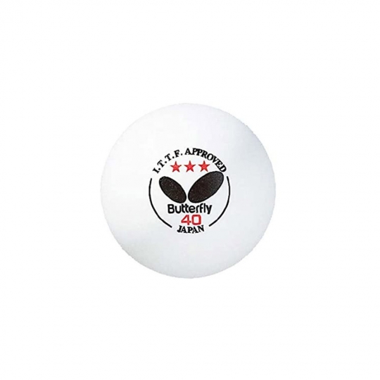 Butterfly 3 Star Table Tennis Ball 40+ 3 PackMichanos Sport